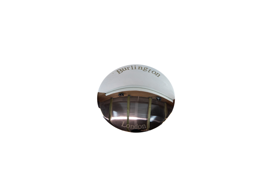 overflow cover of product CW6 with Burlington logo