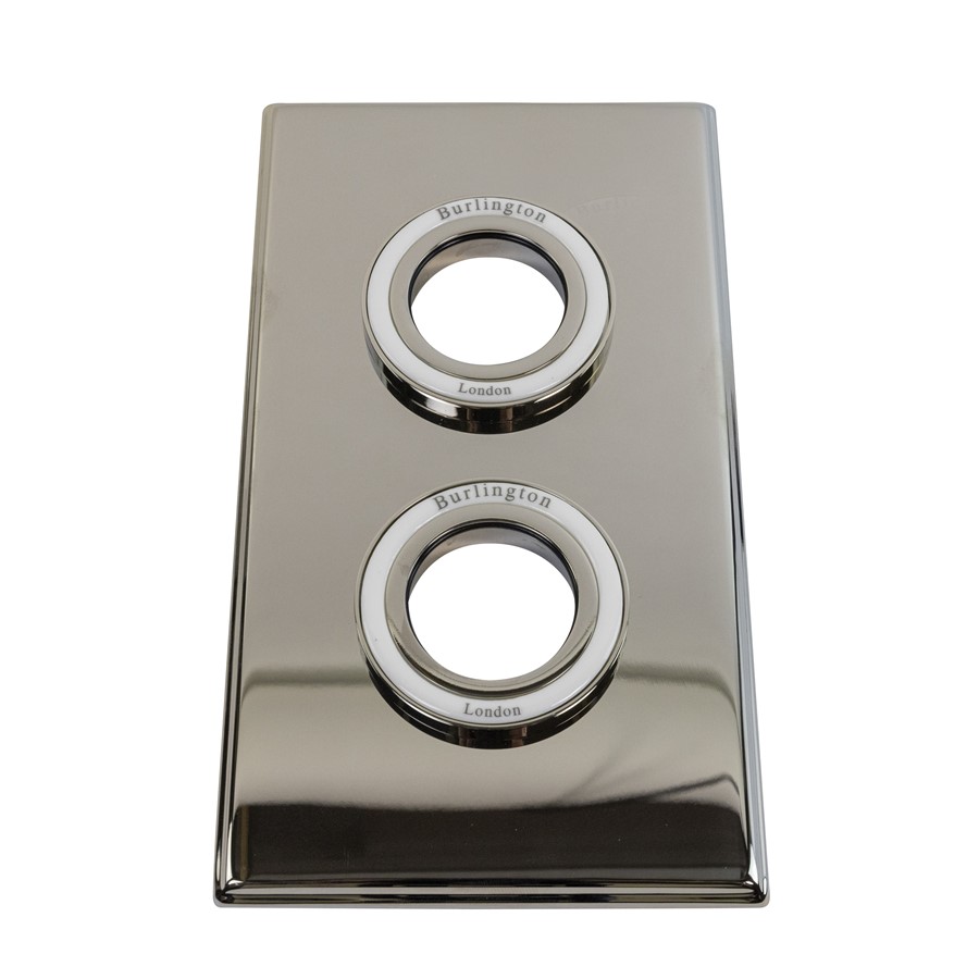 Face plate in nickel finish for TF1S NKL, TF2S NKL